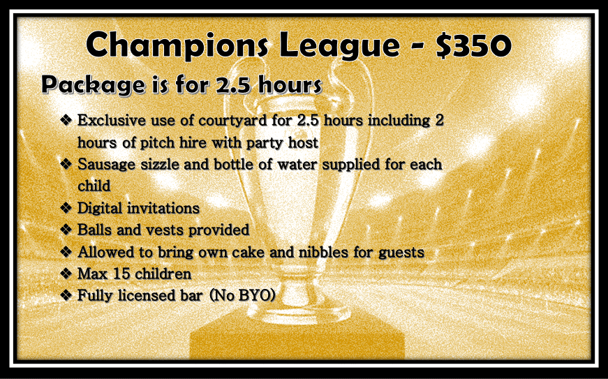 Book a Birthday Party | Goals Australia